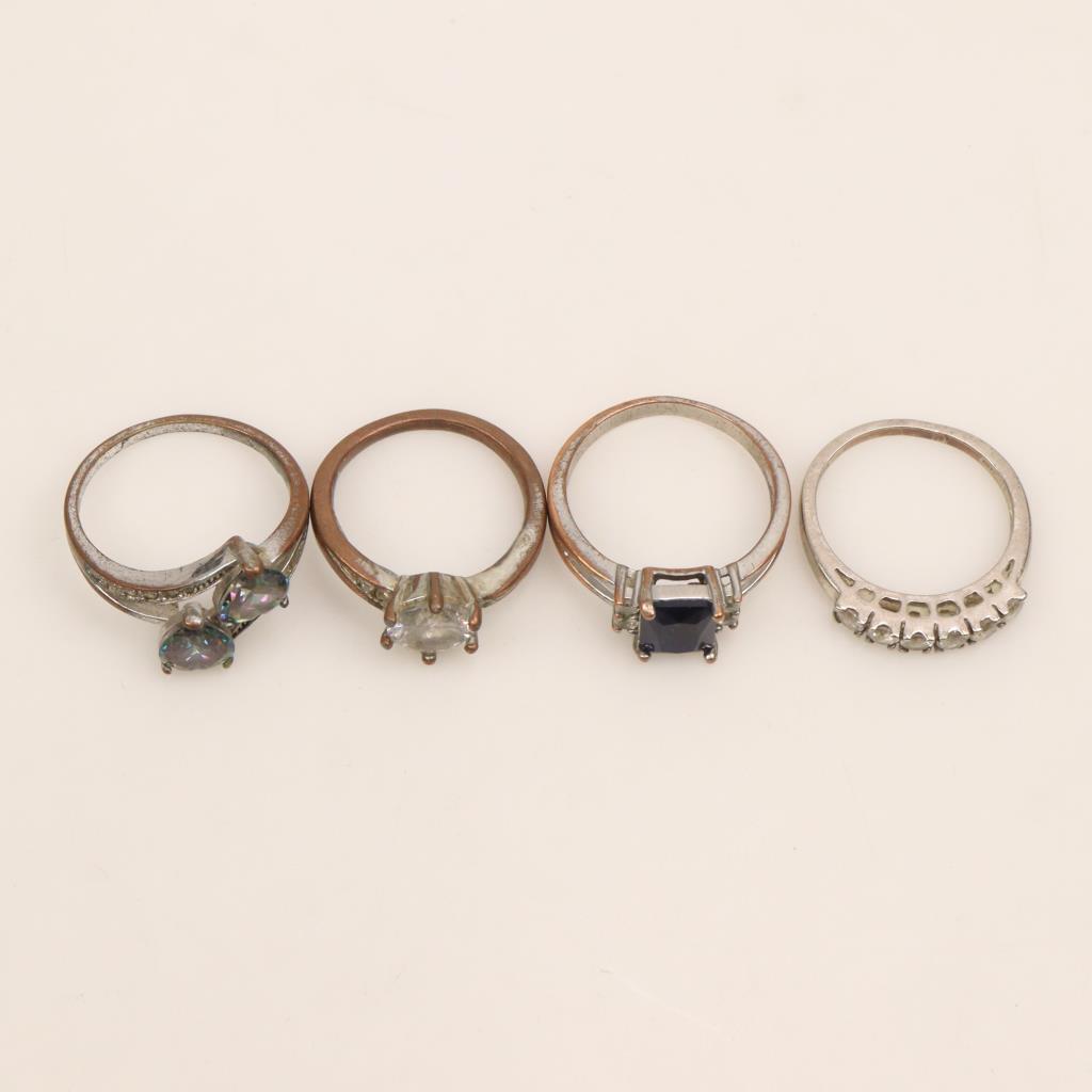 Mixed Fashion Rings, 4 Pieces | Property Room