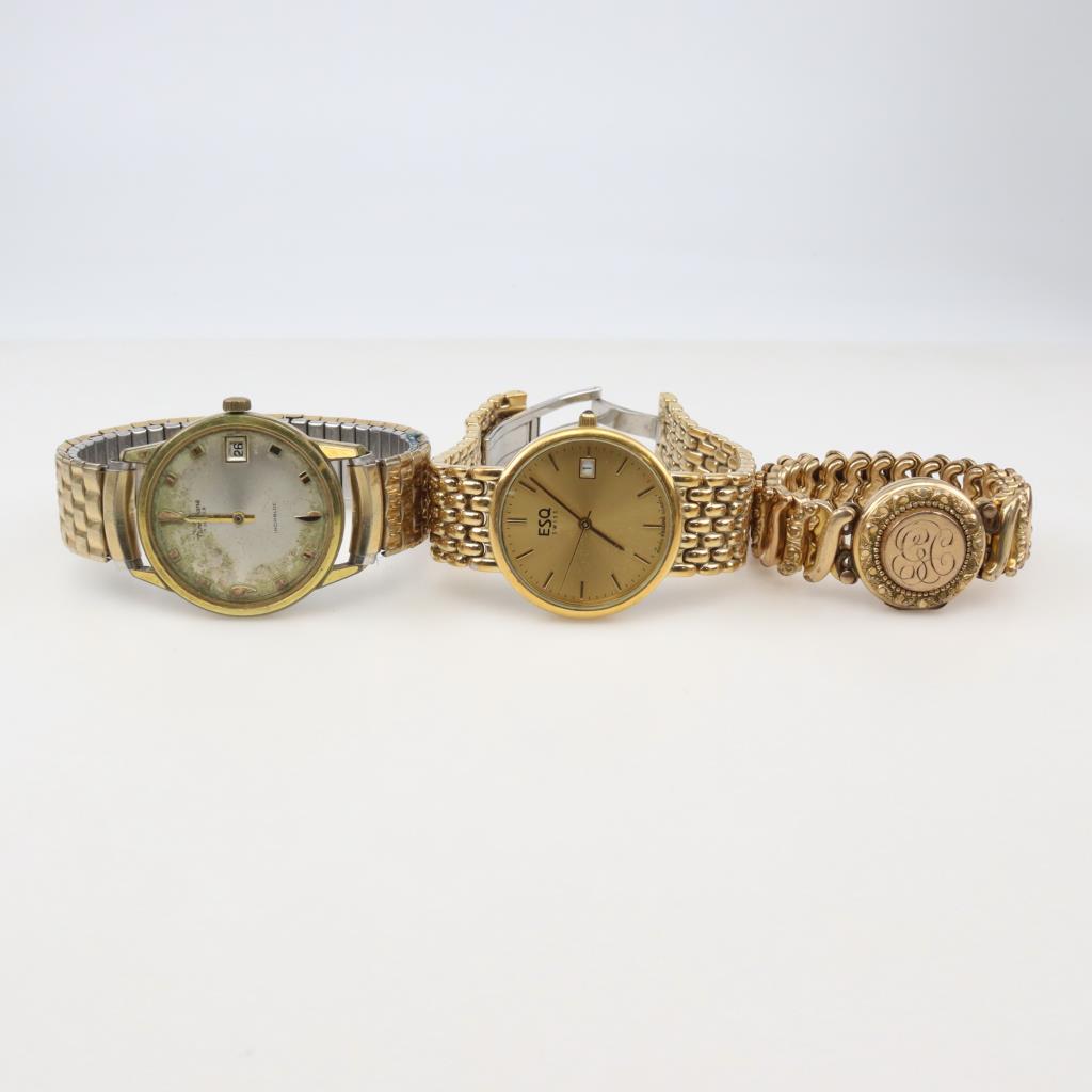 Mixed GP Jewelry and Watches, 3 Pieces | Property Room