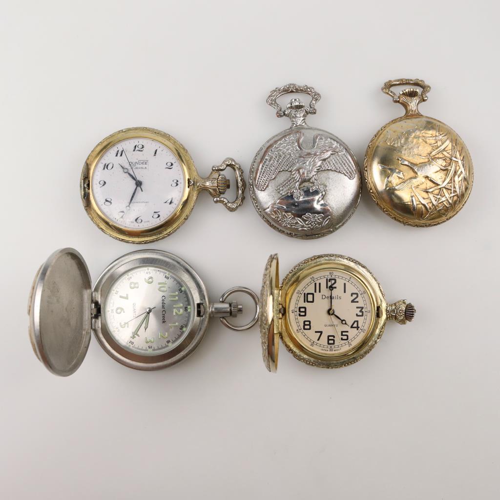 Mixed Pocket Watches, 5 Pocket Watches | Property Room
