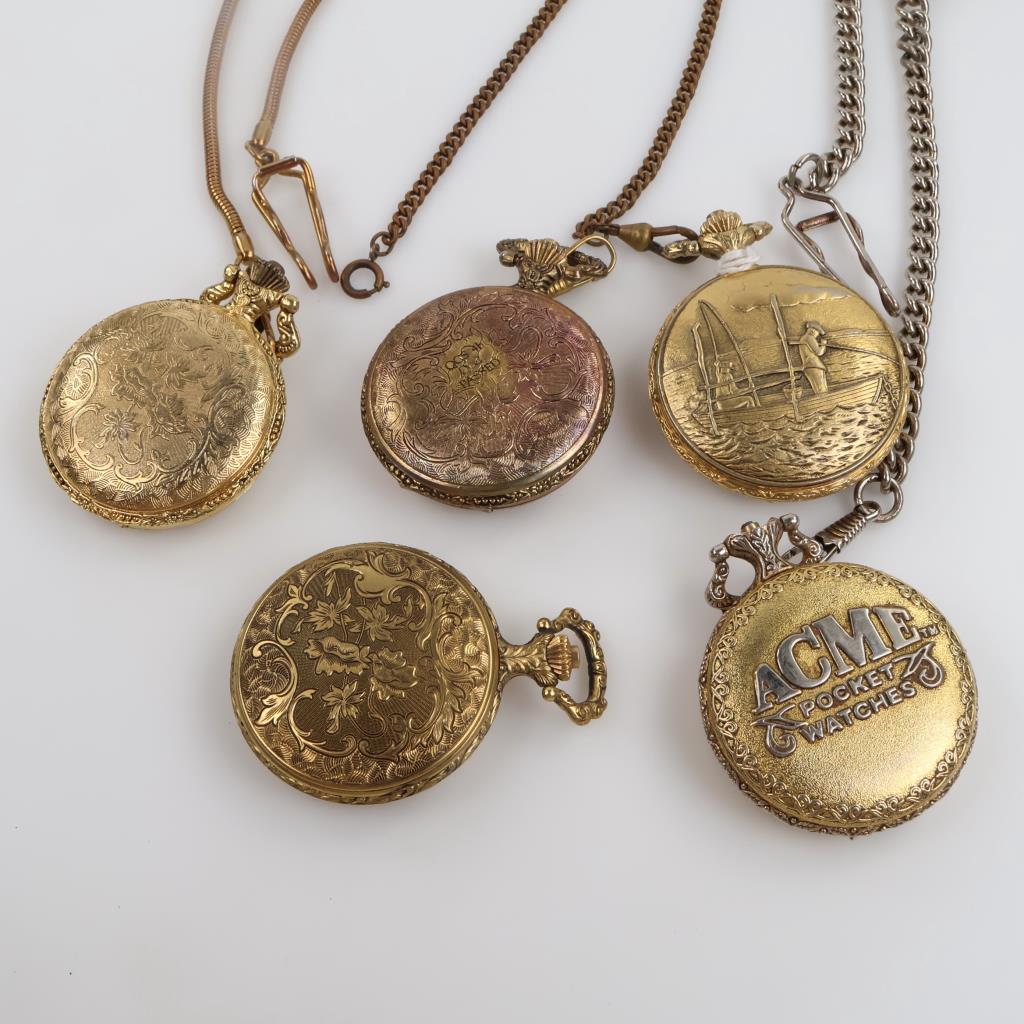 Mixed Pocket Watches, 5 Watches | Property Room