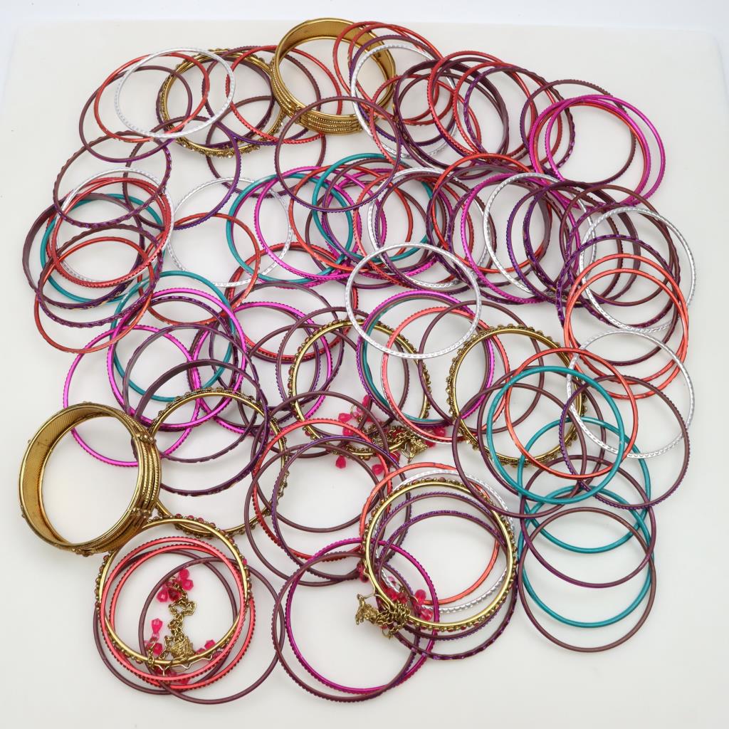 Mixed Stacking Boho Bangles, 100+ Pieces | Property Room