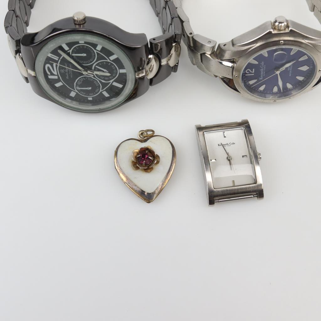 Mixed Watches And Heart Locket, 4 Pieces | Property Room