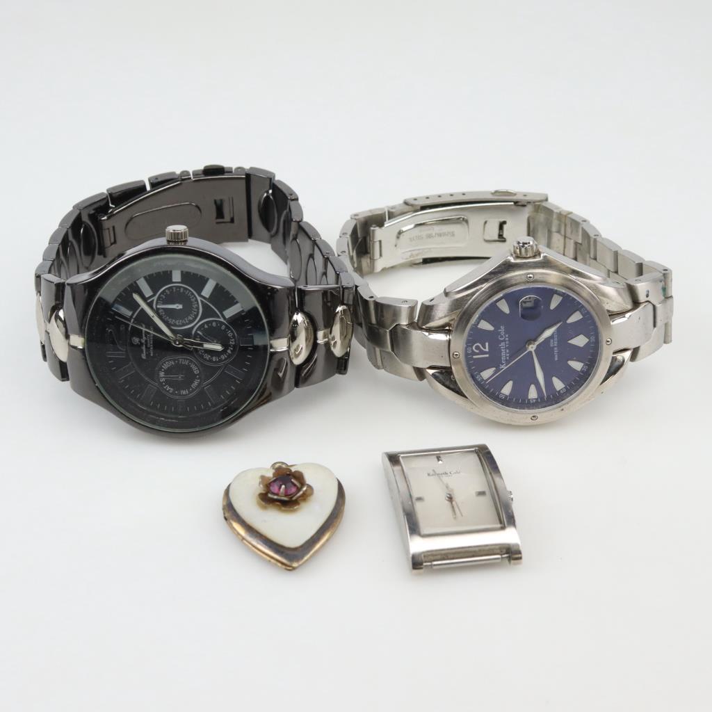 Mixed Watches And Heart Locket, 4 Pieces | Property Room