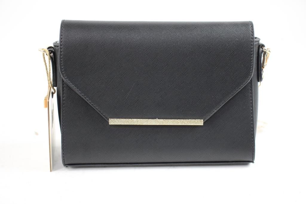 Miztique Black Leather Handbag | Property Room