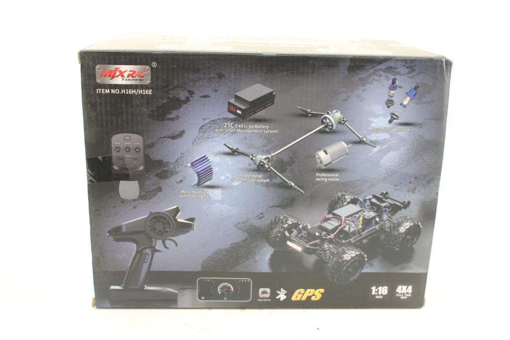MJX R/C Technic Hyper Go 1/16 RC 4WD High-Speed Off-Road Truck With GPS ...