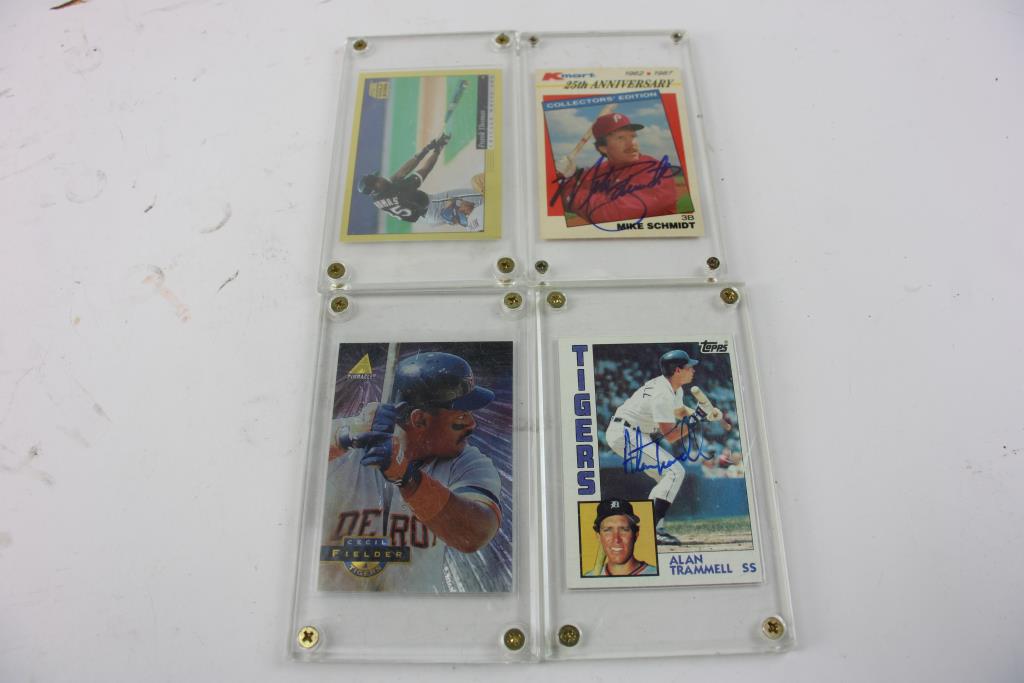 Mlb Baseball Cards And Baseball, 8 Pieces | Property Room