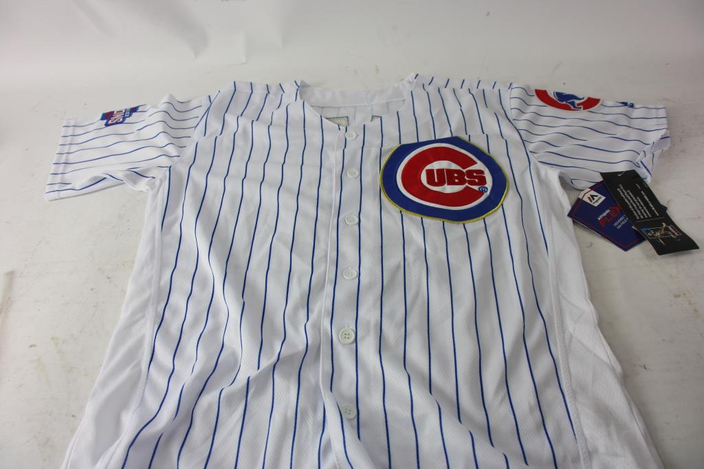 MLB Majestic Authentic Collection Chicago Cubs, Javier Baez #9 Jersey ...