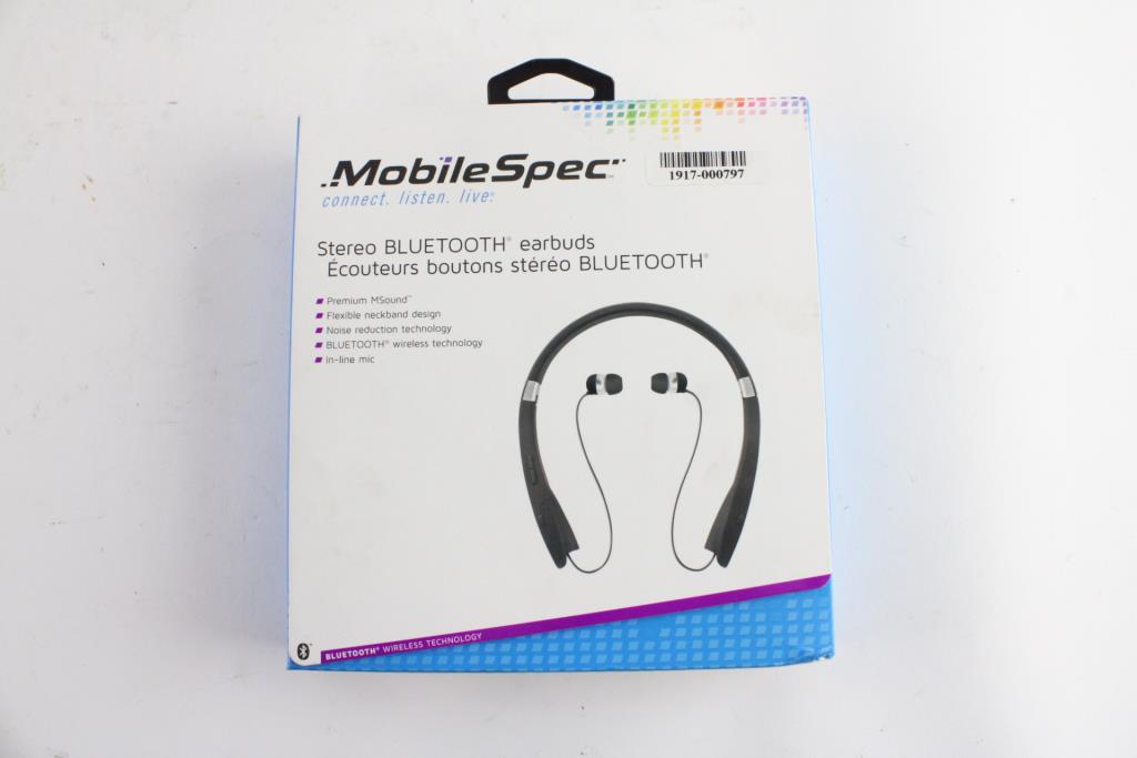 MobileSpec Stereo Bluetooth Earbuds | Property Room