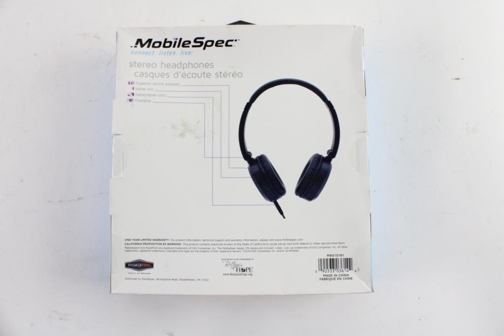 MobileSpec Stereo Headphones | Property Room
