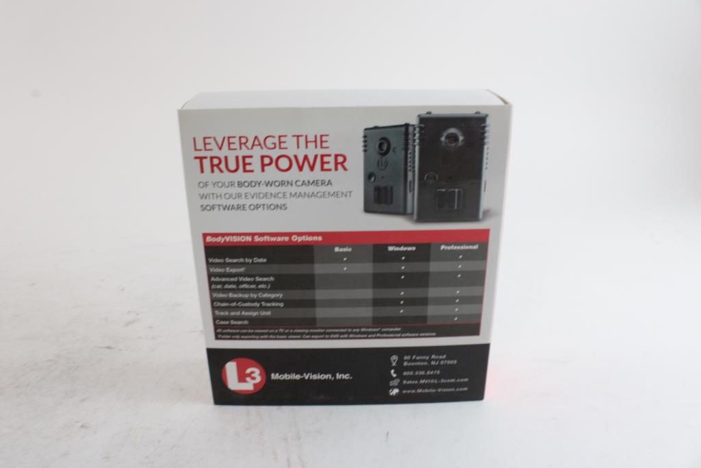 Mobile-Vision L3 BodyVision HD Body-Worn Camera | Property Room