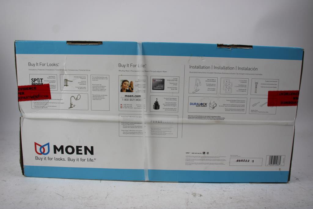 Moen Nori 87066SRS Stainless Finish Pulldown Kitchen Faucet | Property Room