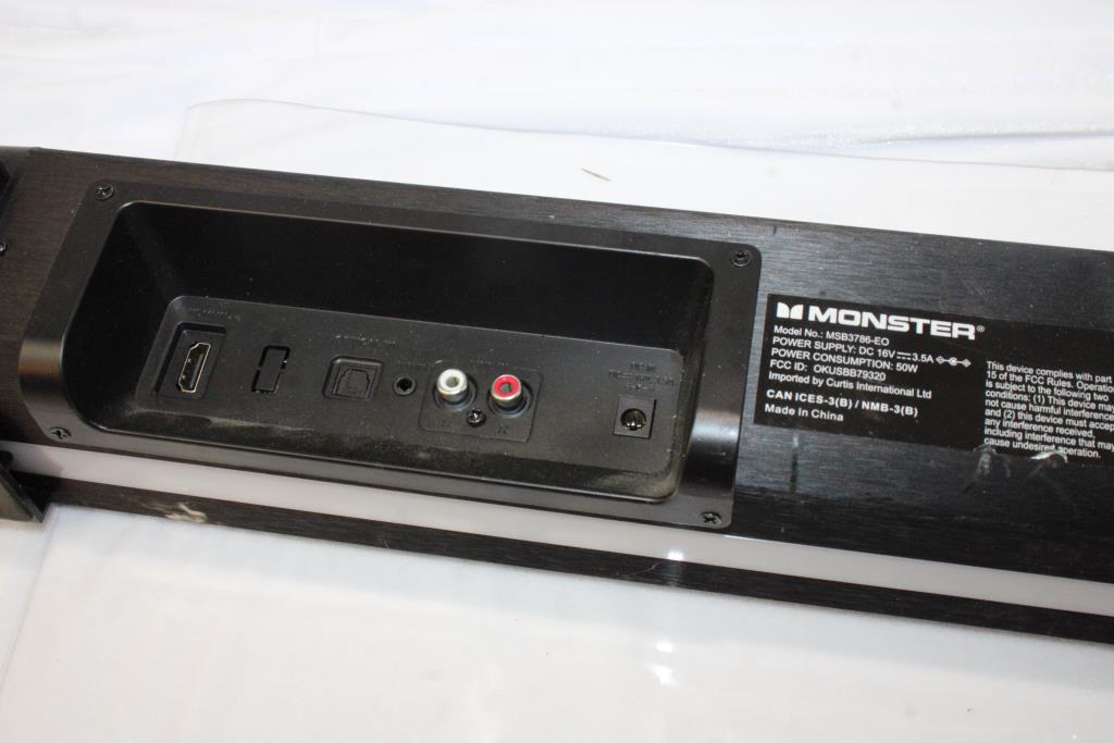 Monster Soundbar And Samsung Speaker Bar | Property Room
