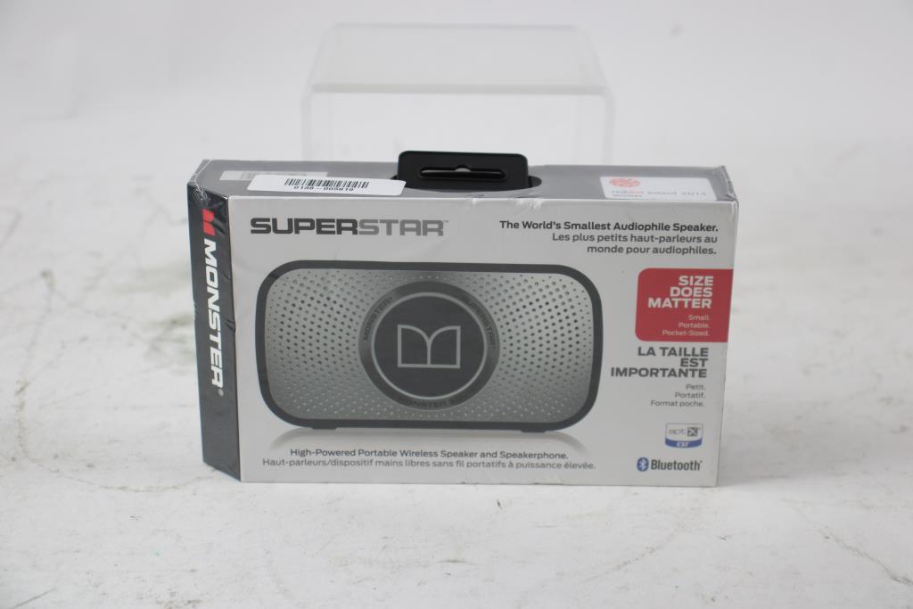Monster Superstar Wireless Speaker And Speakerphone, 129260-00 | Property Room