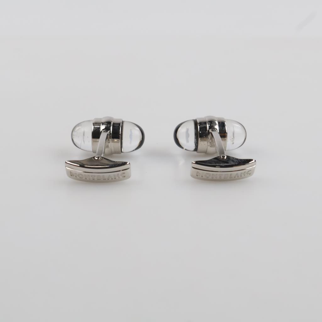 Montblanc Stainless Steel Floating Star Cufflinks | Property Room