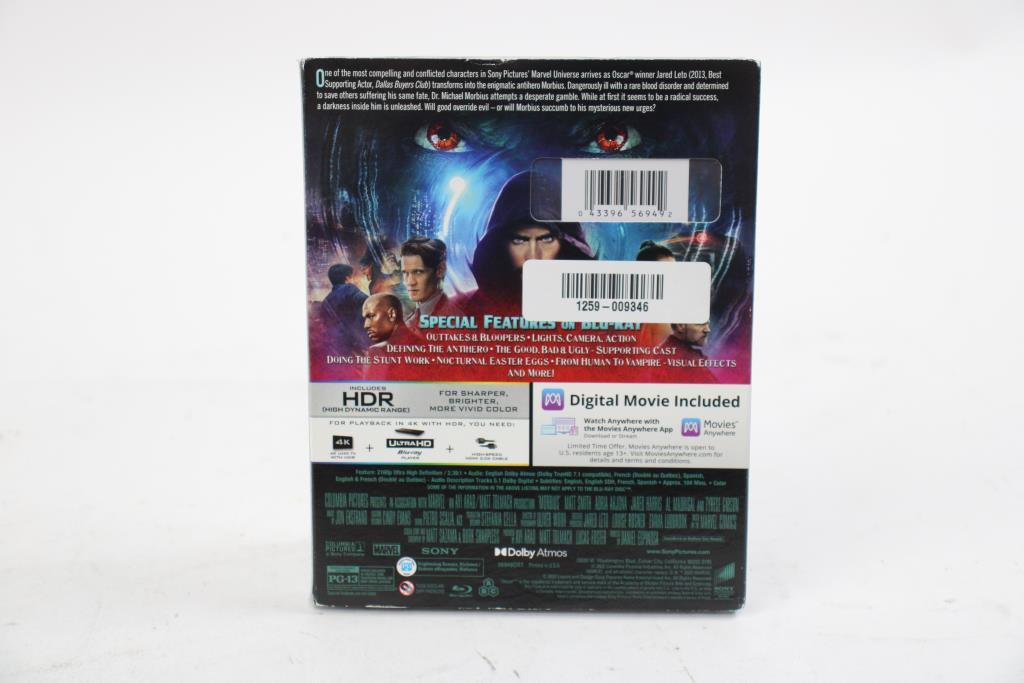 Morbius 4K Ultra HD Blu-Ray | Property Room