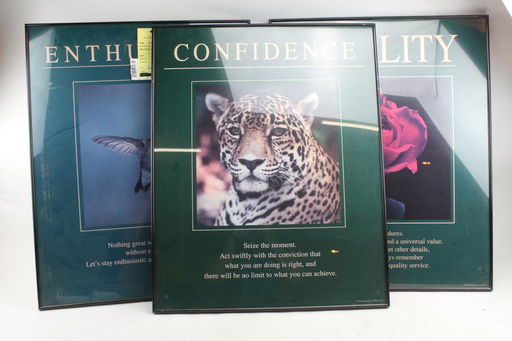 Motivational Inspirational Posters: 3 Items | Property Room