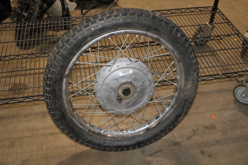 Motorcycle Front Tire & Wheel | Property Room