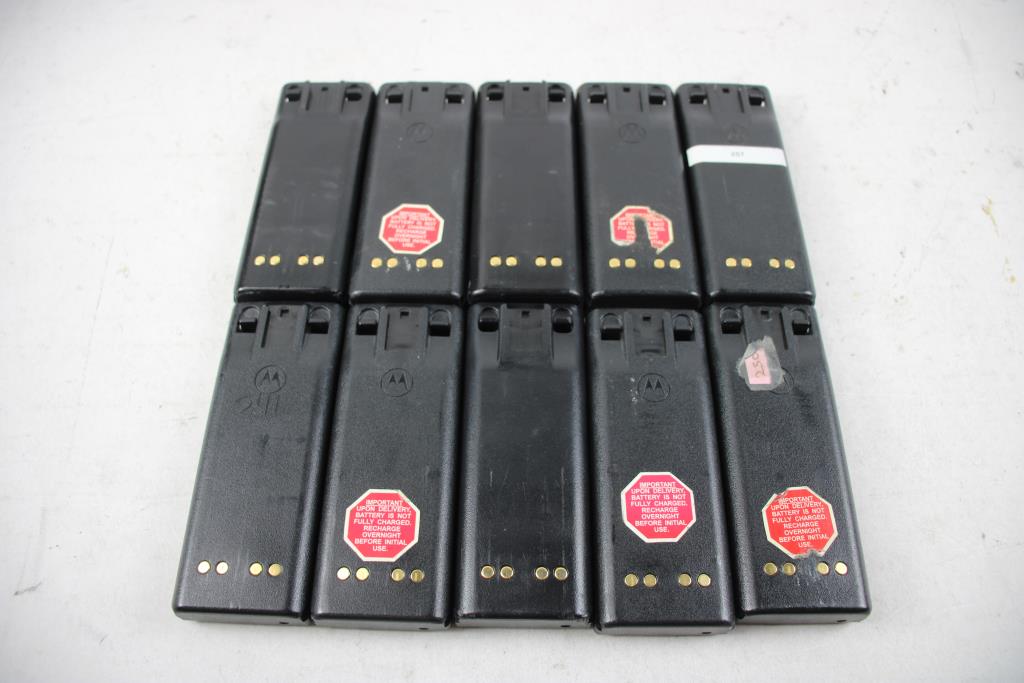 Motorola And Telepath 2-Way Radio Battery Packs Bulk Lot | Property Room