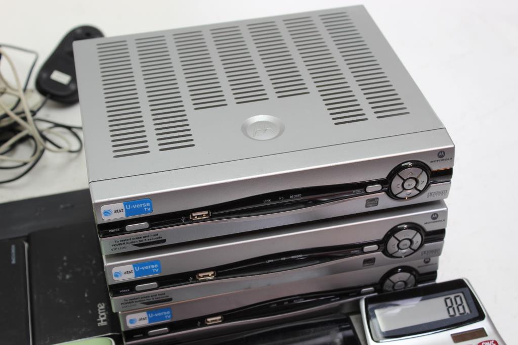 Motorola AT&T U-verse Receivers, Powerbanks And More Electronics ...