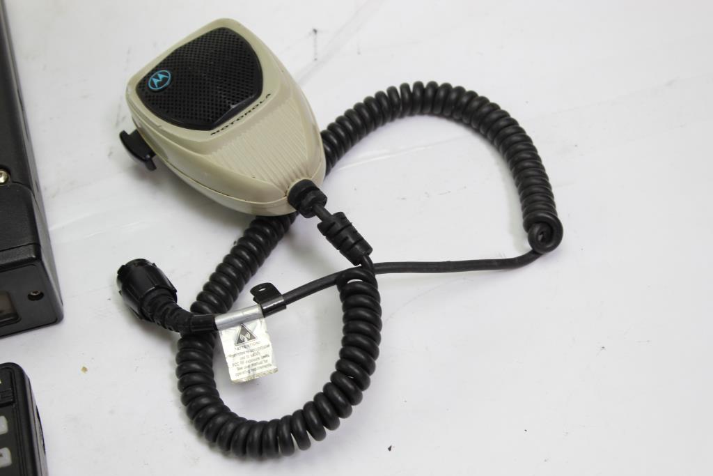 Motorola Control Unit, Microphone, And Radio 3 Pieces | Property Room