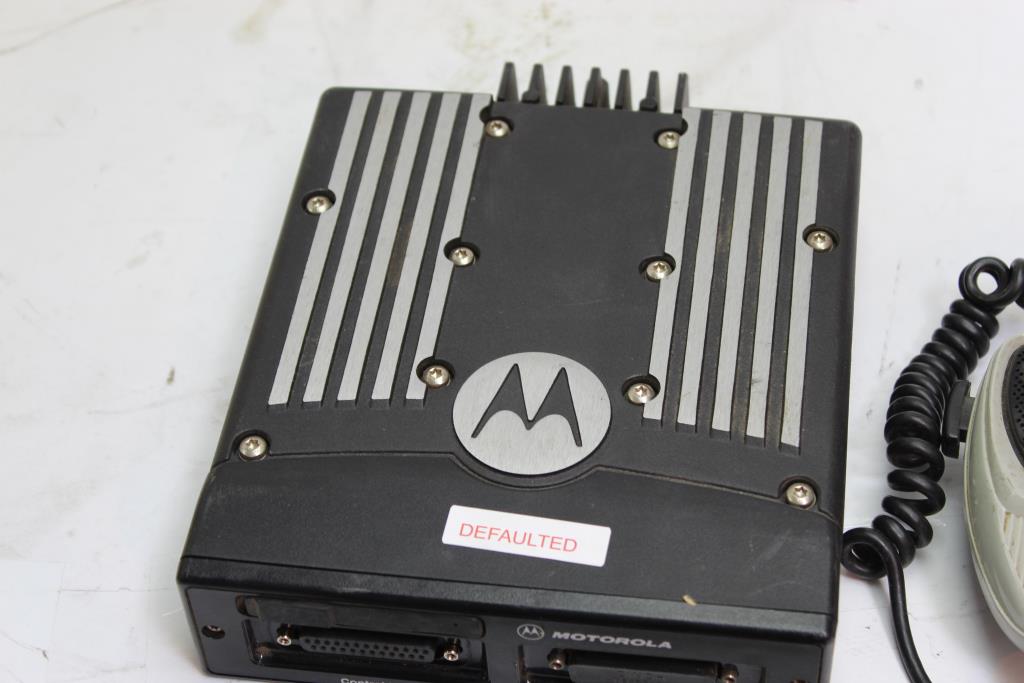 Motorola Control Unit, Microphone, And Radio 3 Pieces | Property Room