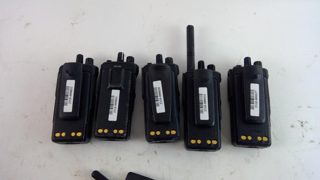 Motorola Hand Radios, 5 Pieces | Property Room