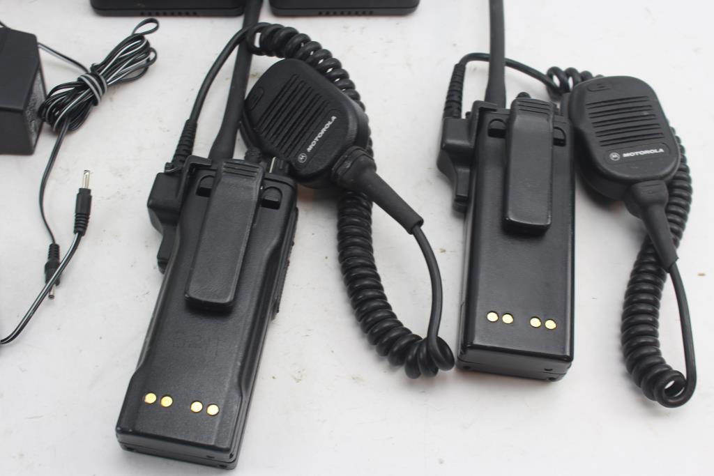 Motorola HT1000 2-Way Radios, 2 Sets | Property Room
