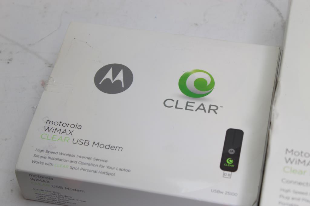 Motorola Modem And Usb Modem 2 Pieces | Property Room