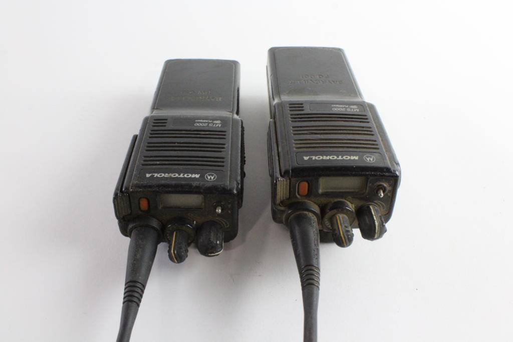 Motorola MTS 2000 Two Way Radio, 2 Pieces | Property Room