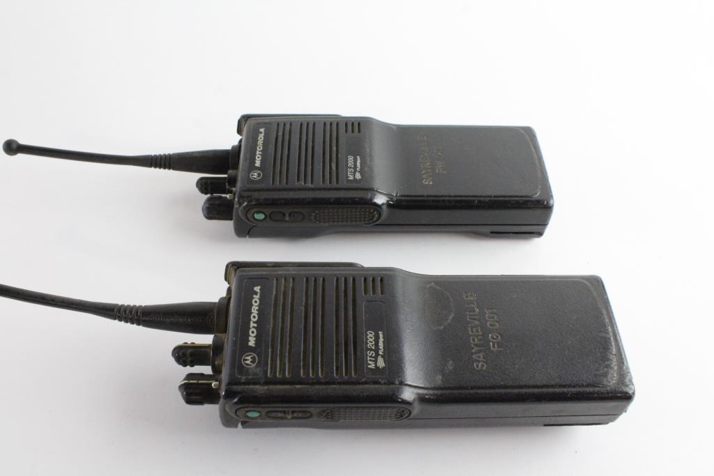 Motorola MTS 2000 Two Way Radio, 2 Pieces | Property Room