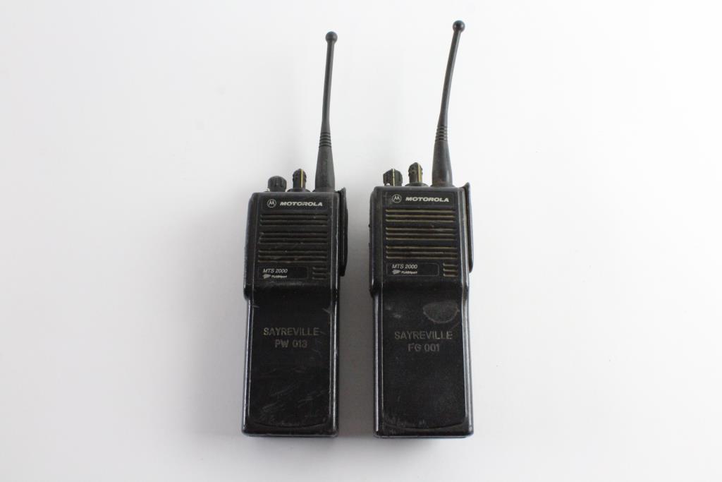 Motorola MTS 2000 Two Way Radio, 2 Pieces | Property Room
