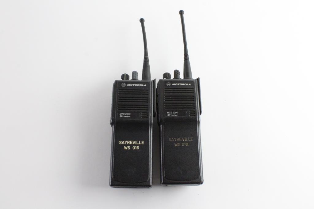 Motorola MTS 2000 Two Way Radio, 2 Pieces | Property Room