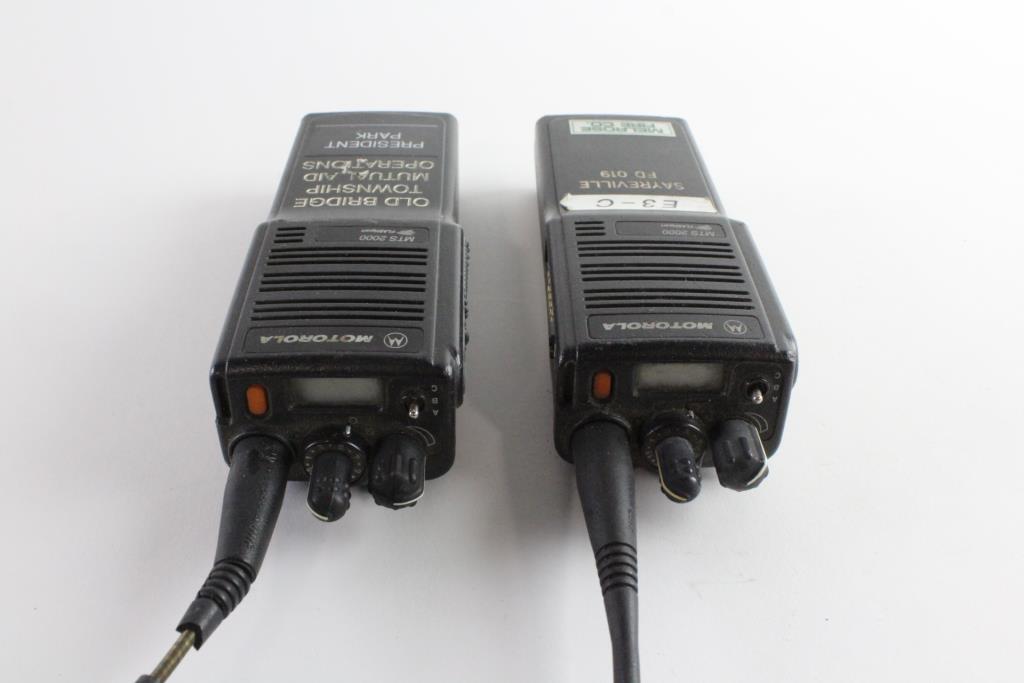 Motorola MTS 2000 Two Way Radio, 2 Pieces | Property Room