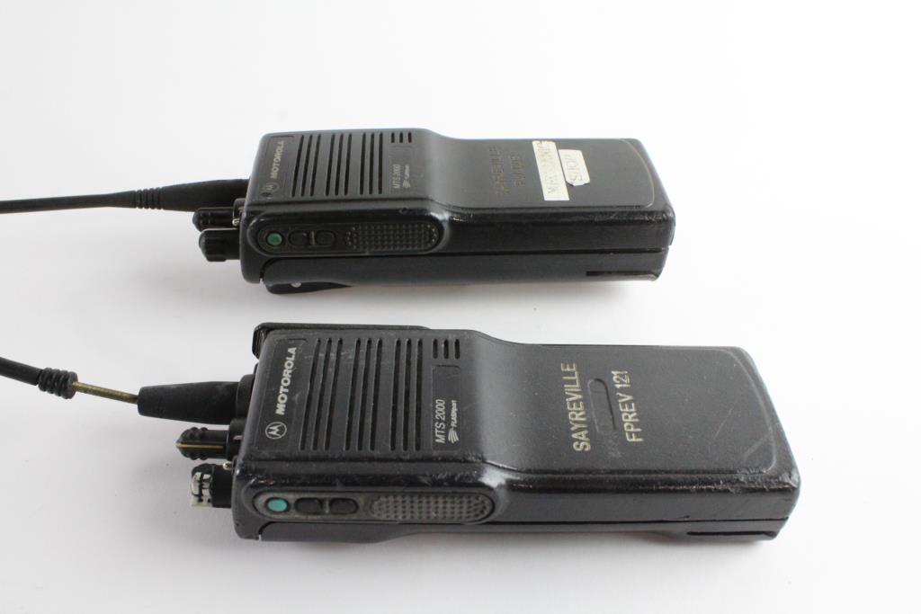 Motorola MTS 2000 Two Way Radio, 2 Pieces | Property Room