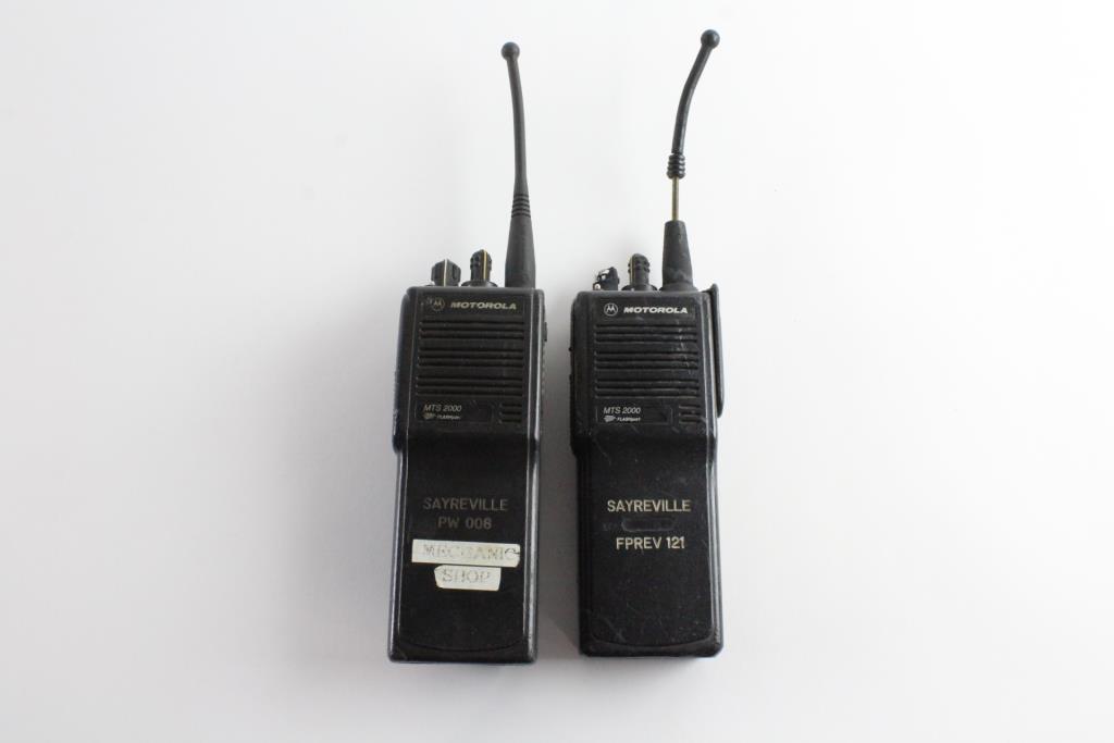 Motorola MTS 2000 Two Way Radio, 2 Pieces | Property Room