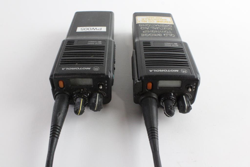 Motorola MTS 2000 Two Way Radio, 2 Pieces | Property Room
