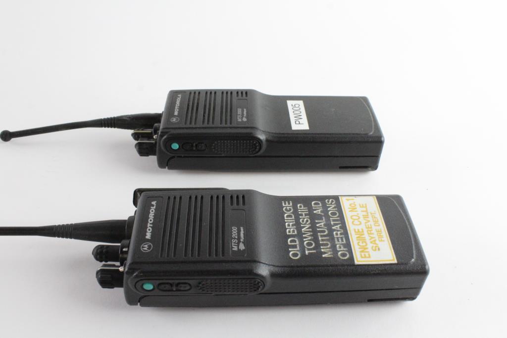 Motorola MTS 2000 Two Way Radio, 2 Pieces | Property Room
