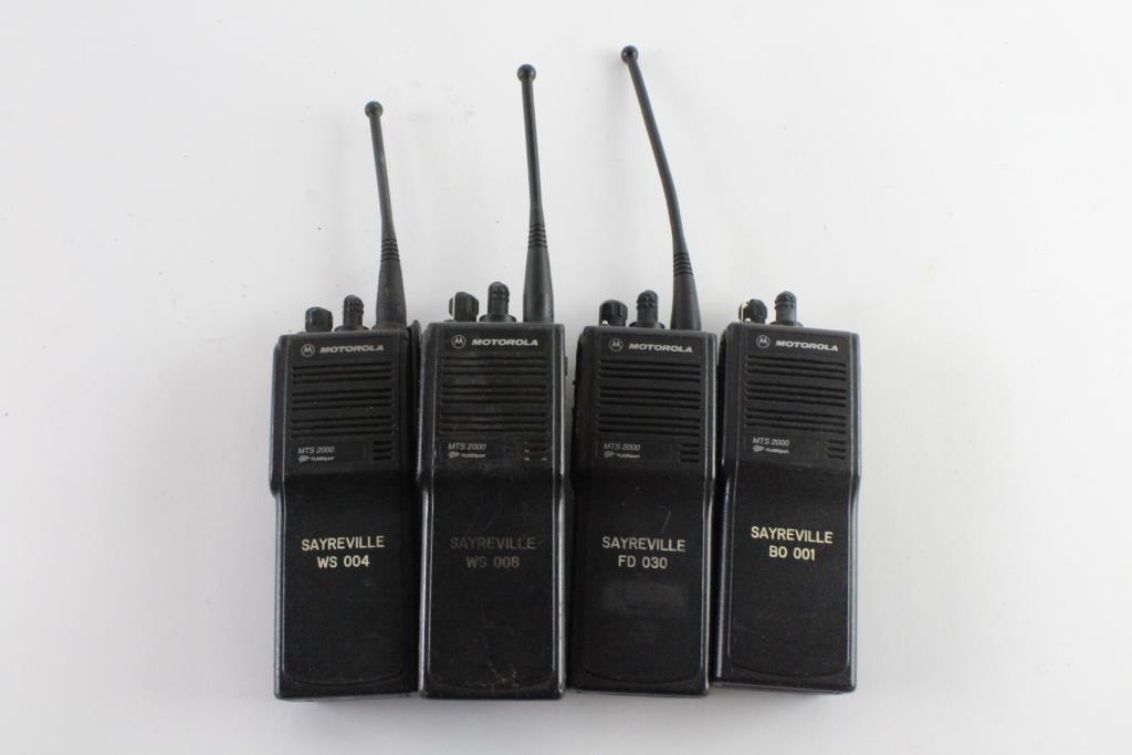 Motorola MTS 2000 Two Way Radios, 4 Pieces | Property Room