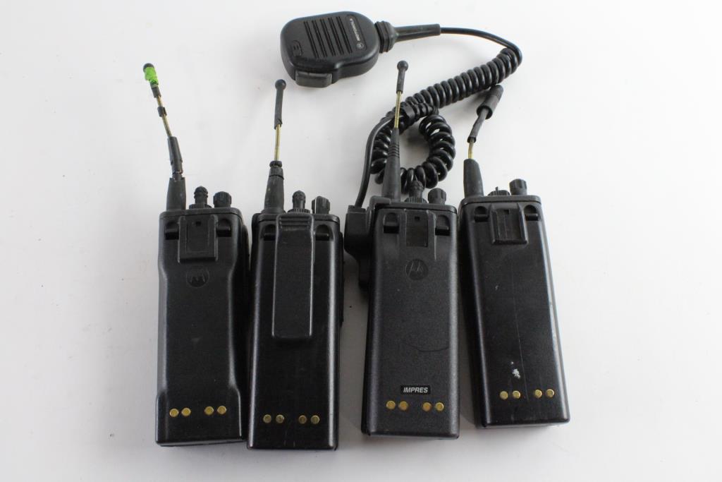 Motorola MTS 2000 Two Way Radios, 4 Pieces | Property Room