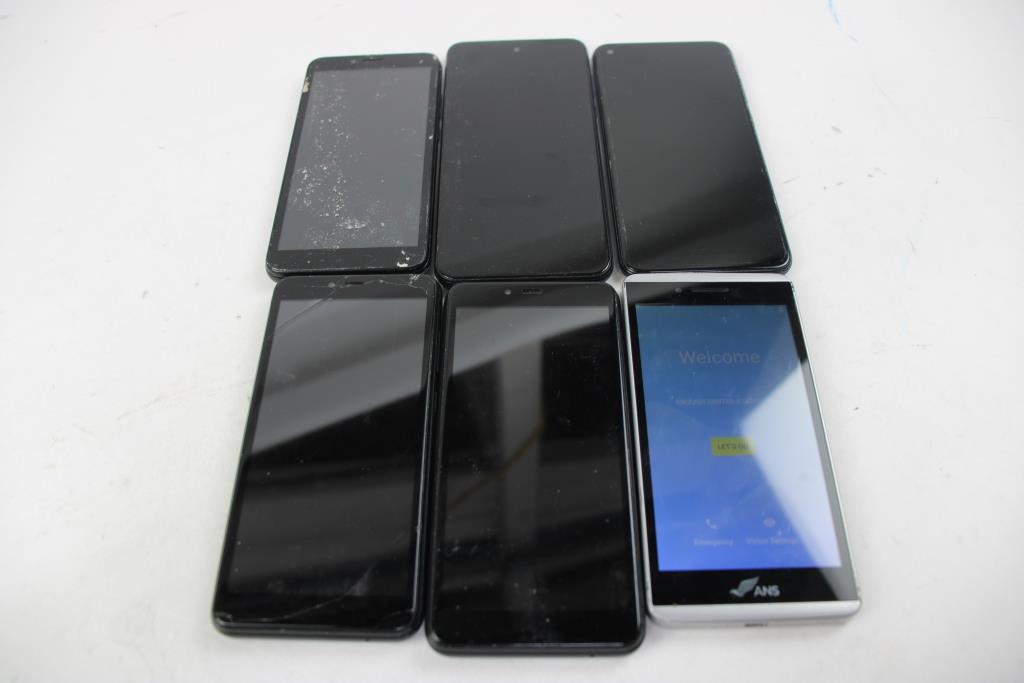 Motorola, Samsung Uno Cell Phone Lot, 6 Pieces, Sold For Parts ...