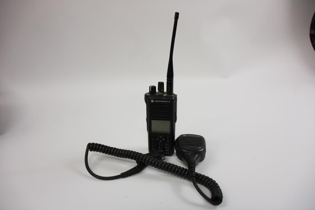 Motorola Two Way Radio And Microphone | Property Room