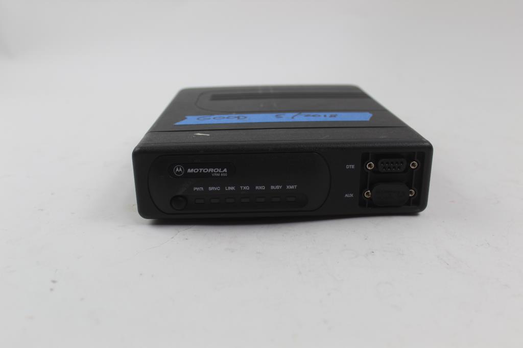 Motorola Vrm 650 F3454a Data Mobile Radio | Property Room