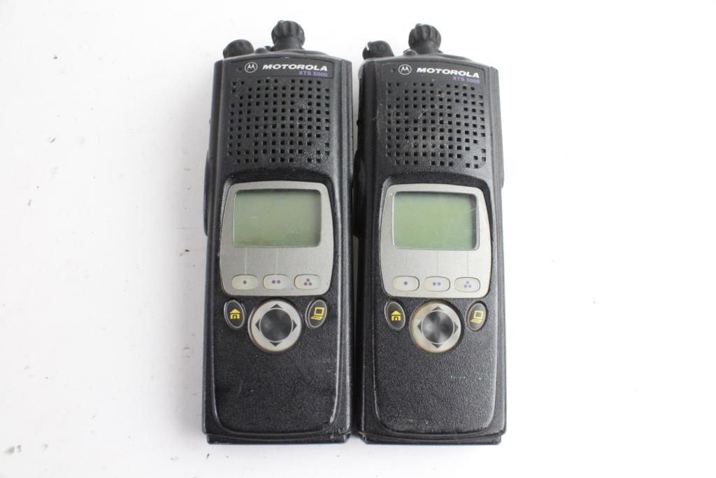 Motorola XTS 5000 Two Way Radios, 2 Pieces | Property Room