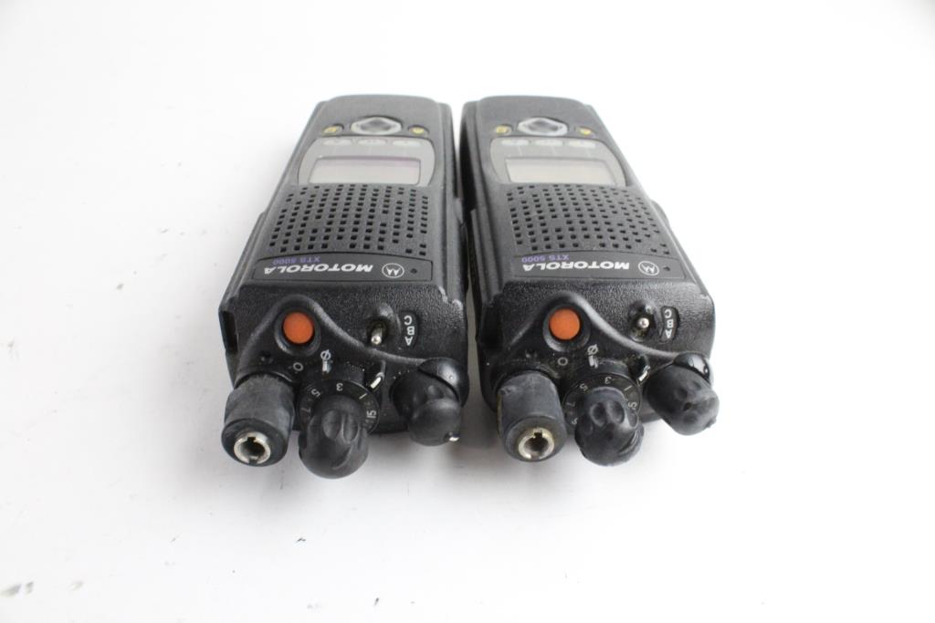 Motorola XTS 5000 Two Way Radios, 2 Pieces | Property Room