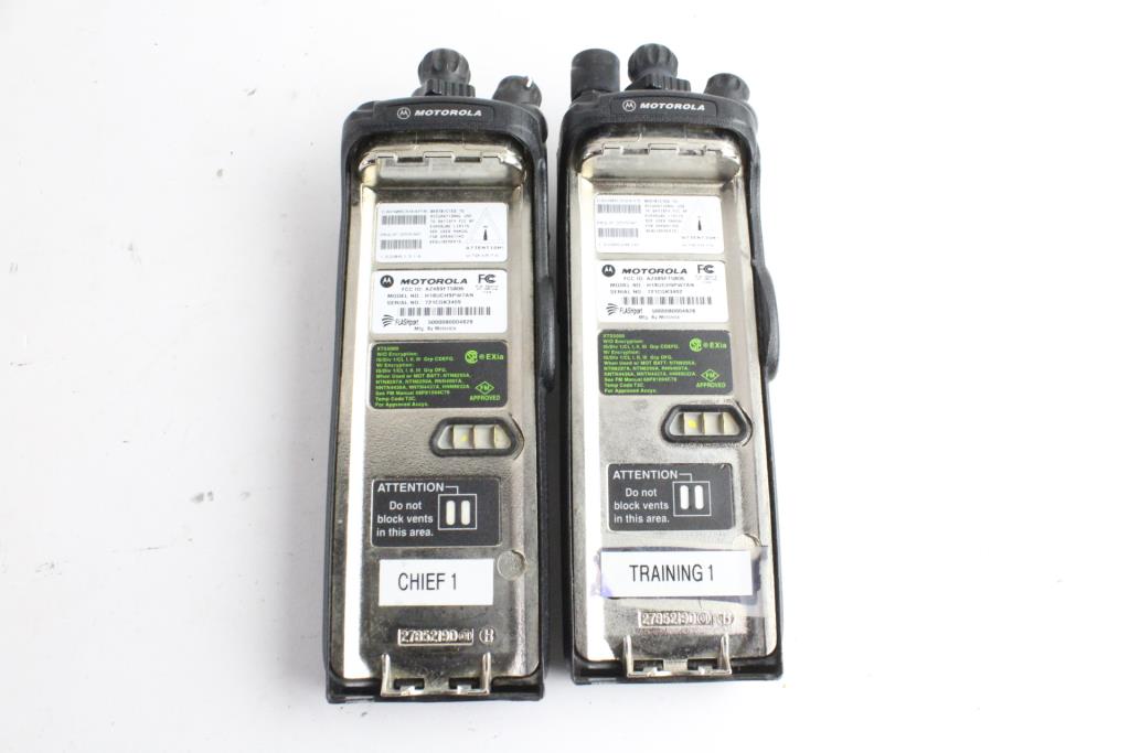 Motorola XTS 5000 Two Way Radios, 2 Pieces | Property Room