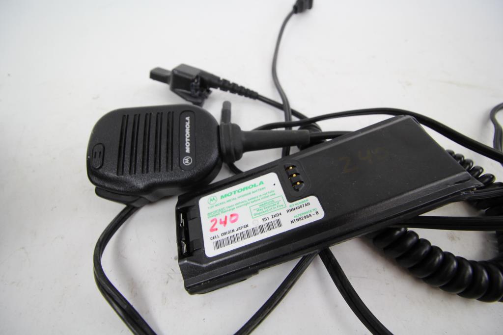 Motorola XTS5000 Radio With Accessories. 4 Pieces | Property Room