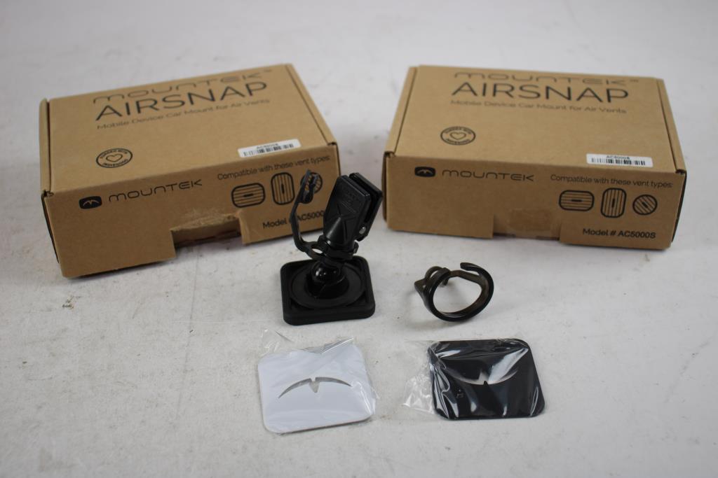 Mountek Airsnap Mobile Device Car Mounts, 3+ Pieces | Property Room