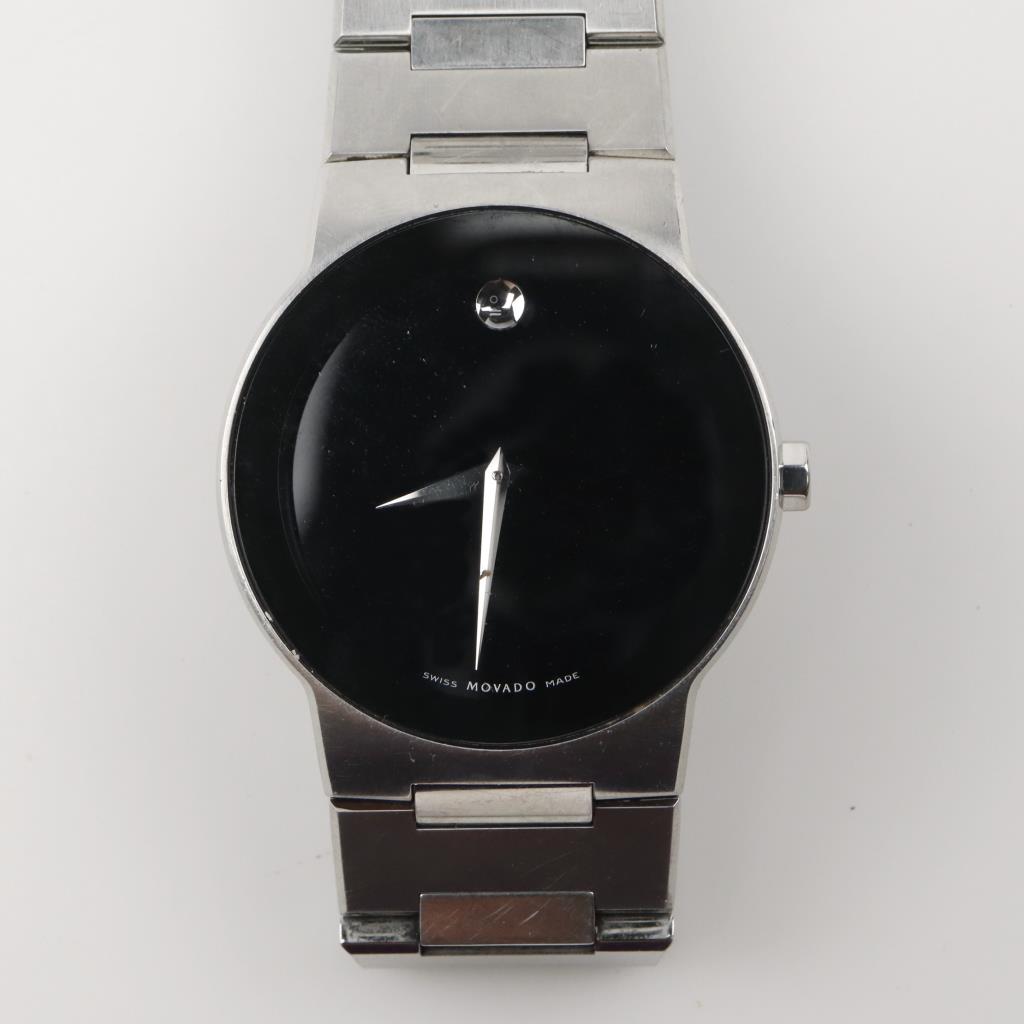 Movado Safiro Black Dial Watch | Property Room