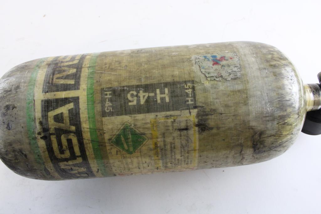 MSA Compressed Air Tank With Valve | Property Room