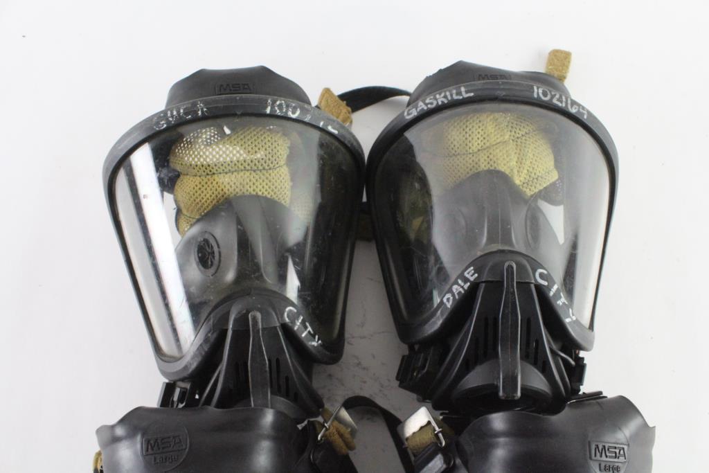 MSA Face masks, Size Large, 4 Pieces | Property Room